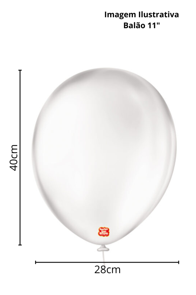 Balão Látex Liso Linha Imperial – Transparente – São Roque – Embrulhe ...